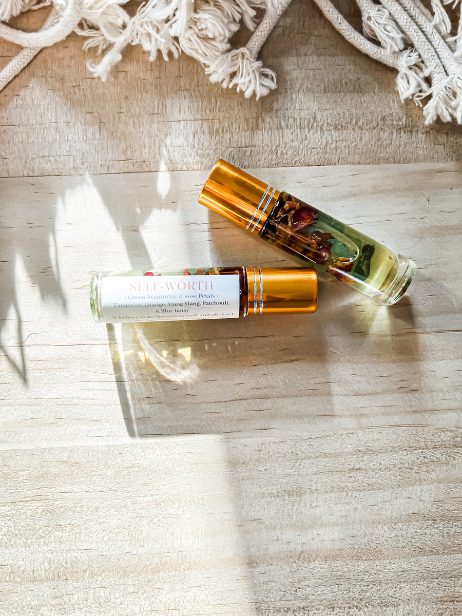 Self-Worth: Affirmation Roller & Energy Elevation Kit – Unraveled in Twine